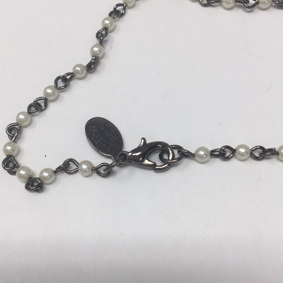 Cheryl Reis | Jewelry | Cheryl Reid Necklace Pearl Links Wpearl Pendant ...
